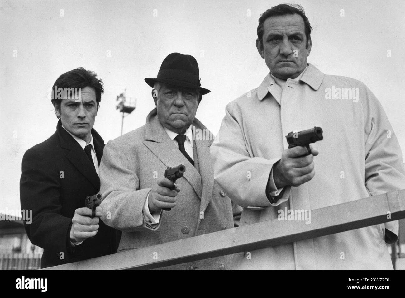ALAIN DELON, JEAN GABIN and LINO VENTURA in a publicity portrait from ...