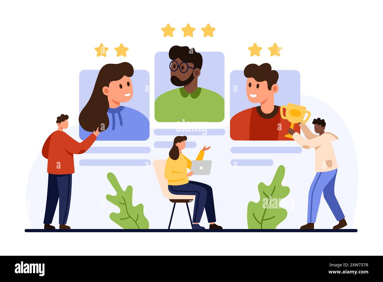 African american work discrimination Stock Vector Images - Alamy
