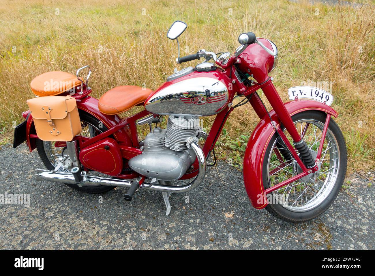 Jawa 250 CC - 1949, Jawa Motorcycle Veteran Stock Photo - Alamy