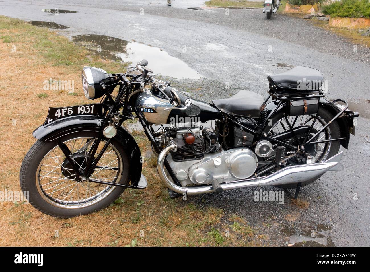 Ariel Square Four 4F5 - 1931, Ariel Motorcycle Veteran Stock Photo - Alamy