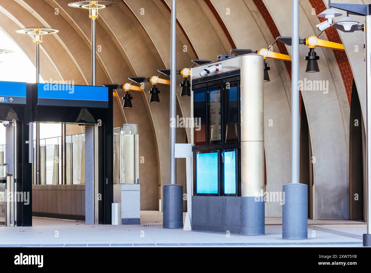Arden Train Station in Melbourne Australia Stock Photo - Alamy