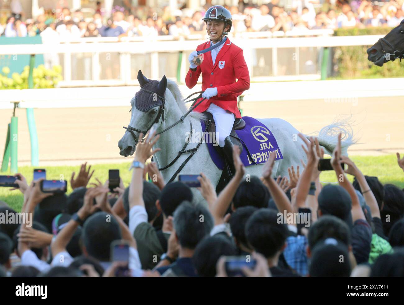 A Japanese bronze medalist in the Equestrian Eventing Team Jumping at ...