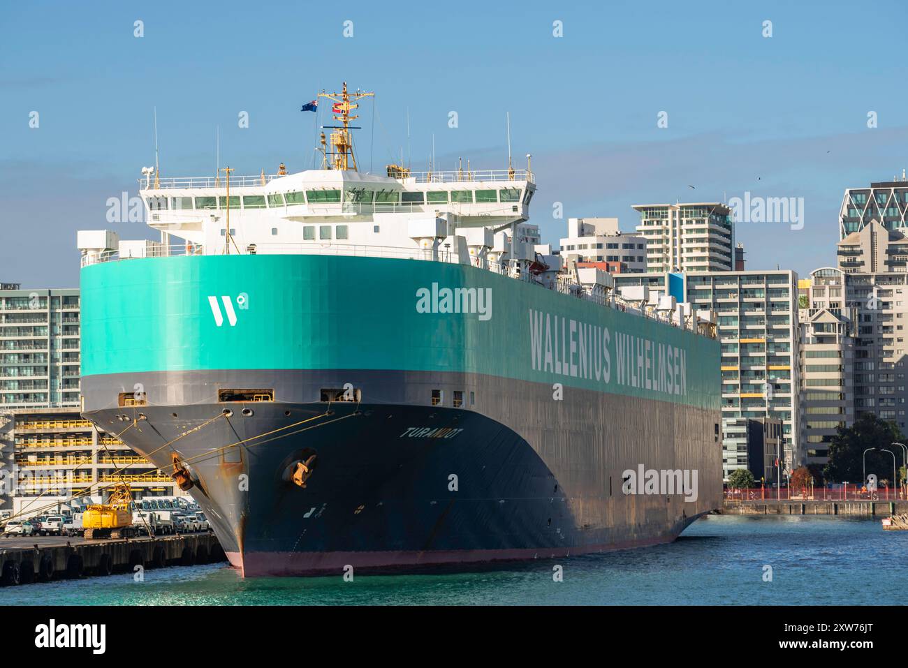 The 56000 Gross Tonne Wallenius Wilhelmsen Pure Car Truck Carrier ship ...