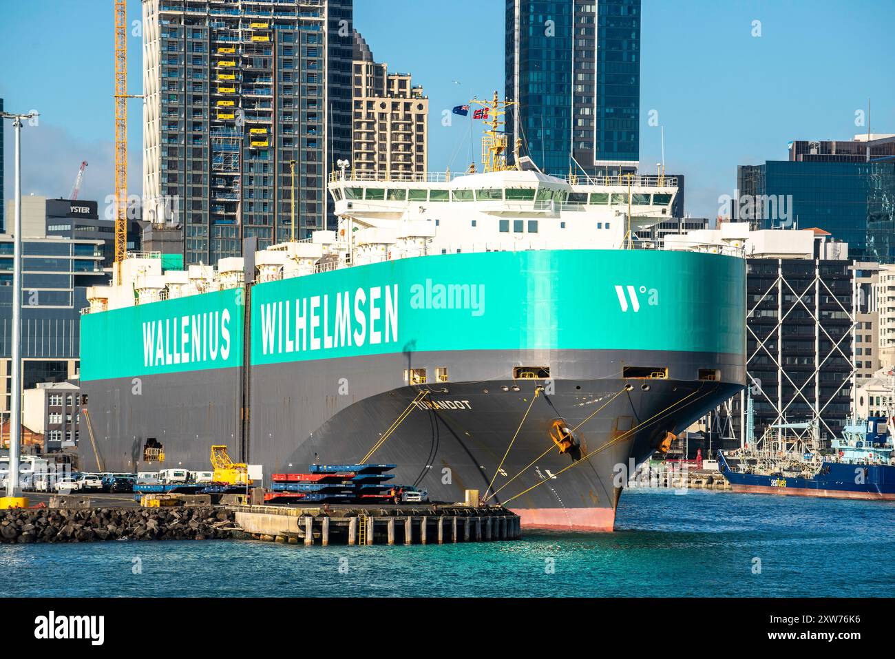 The 56000 Gross Tonne Wallenius Wilhelmsen Pure Car Truck Carrier ship ...