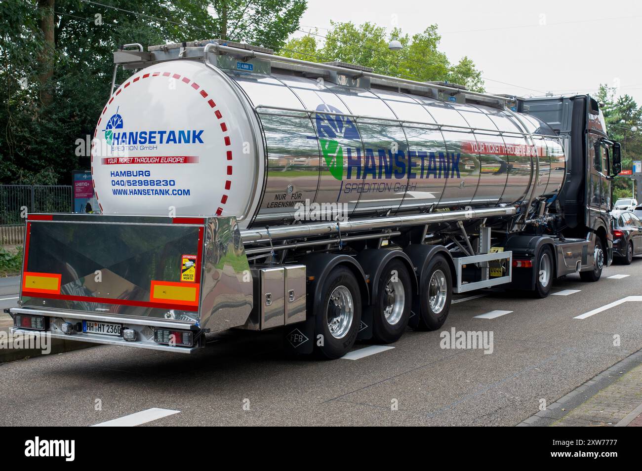Hansetank Tank Truck At Amsterdam The Netherlands 1-8-2024 Stock Photo ...