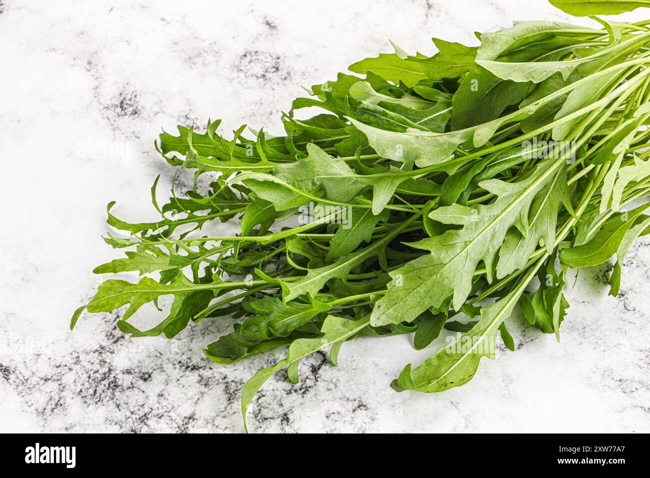 Fresh tasty natural organic rucola for snack Stock Photo - Alamy