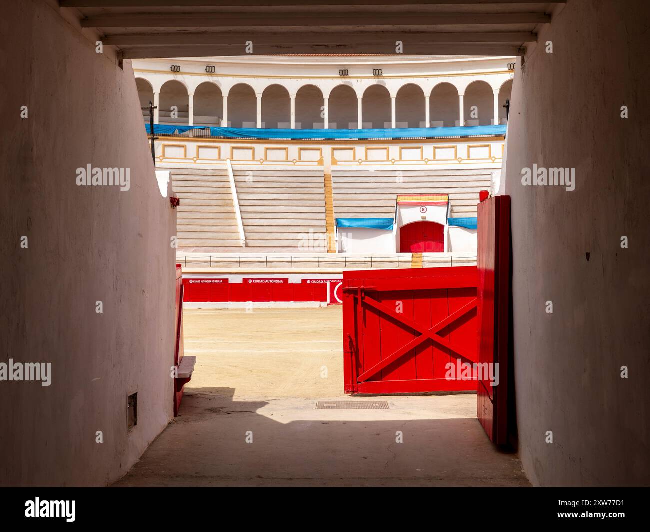 Free visit to the interior of the bullring of Melilla, Spain. The only ...