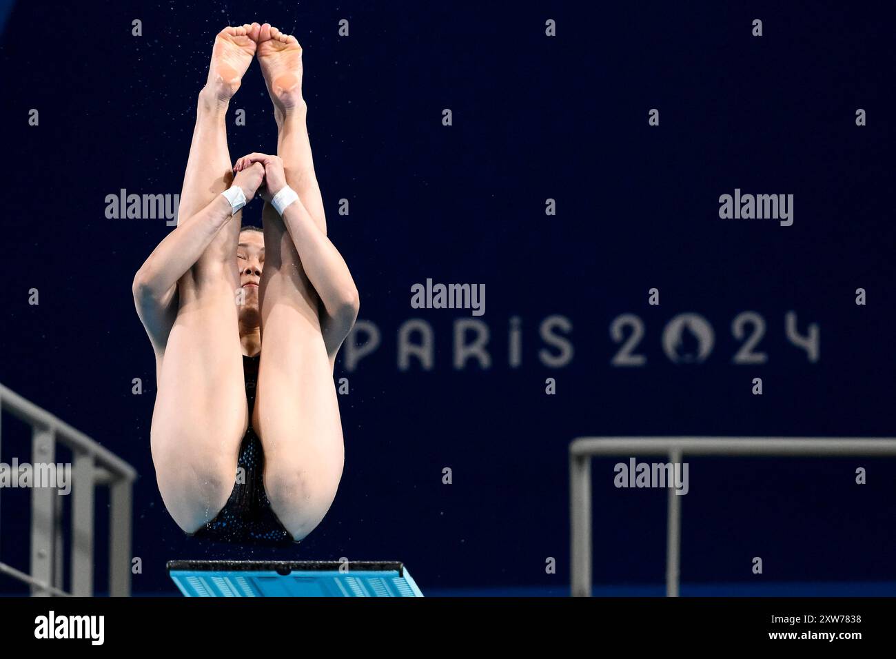 Haruka Enomoto of Japan competes in the diving 3m Springboard Women ...