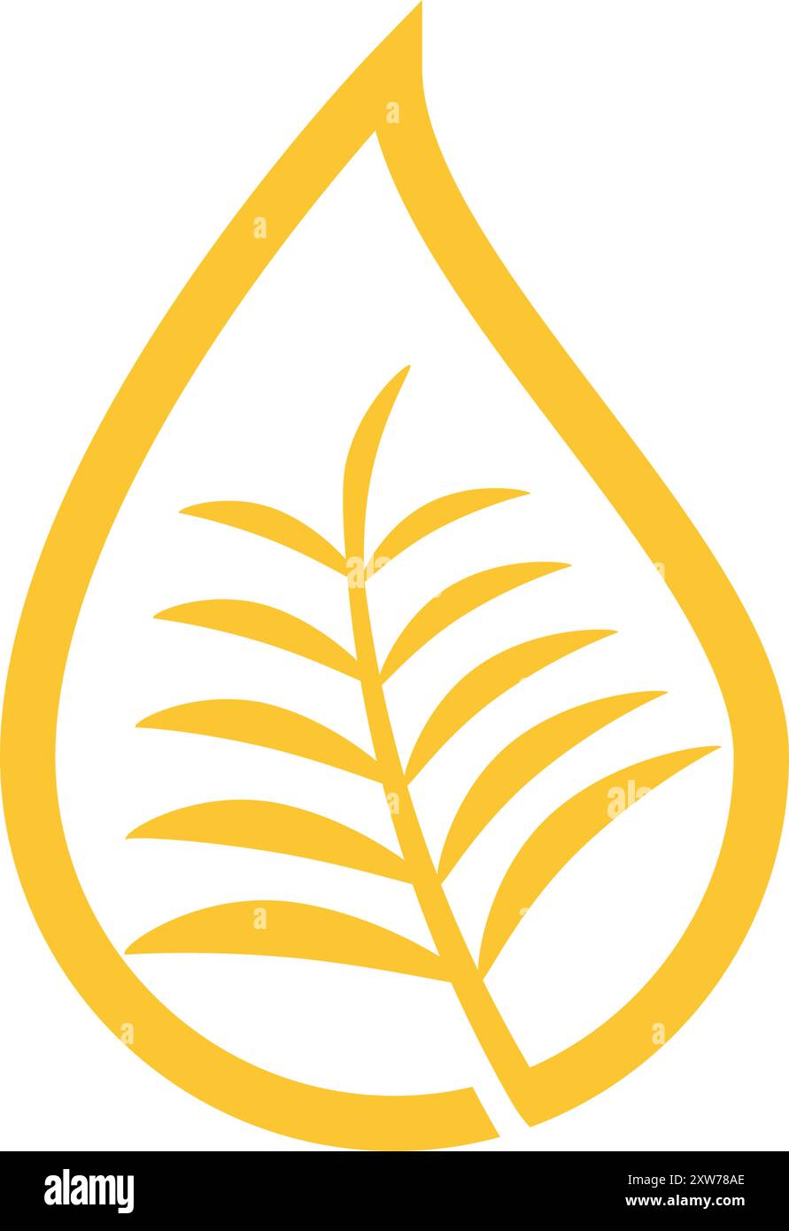 Tree Palm oil illustration design template Stock Vector Image & Art - Alamy