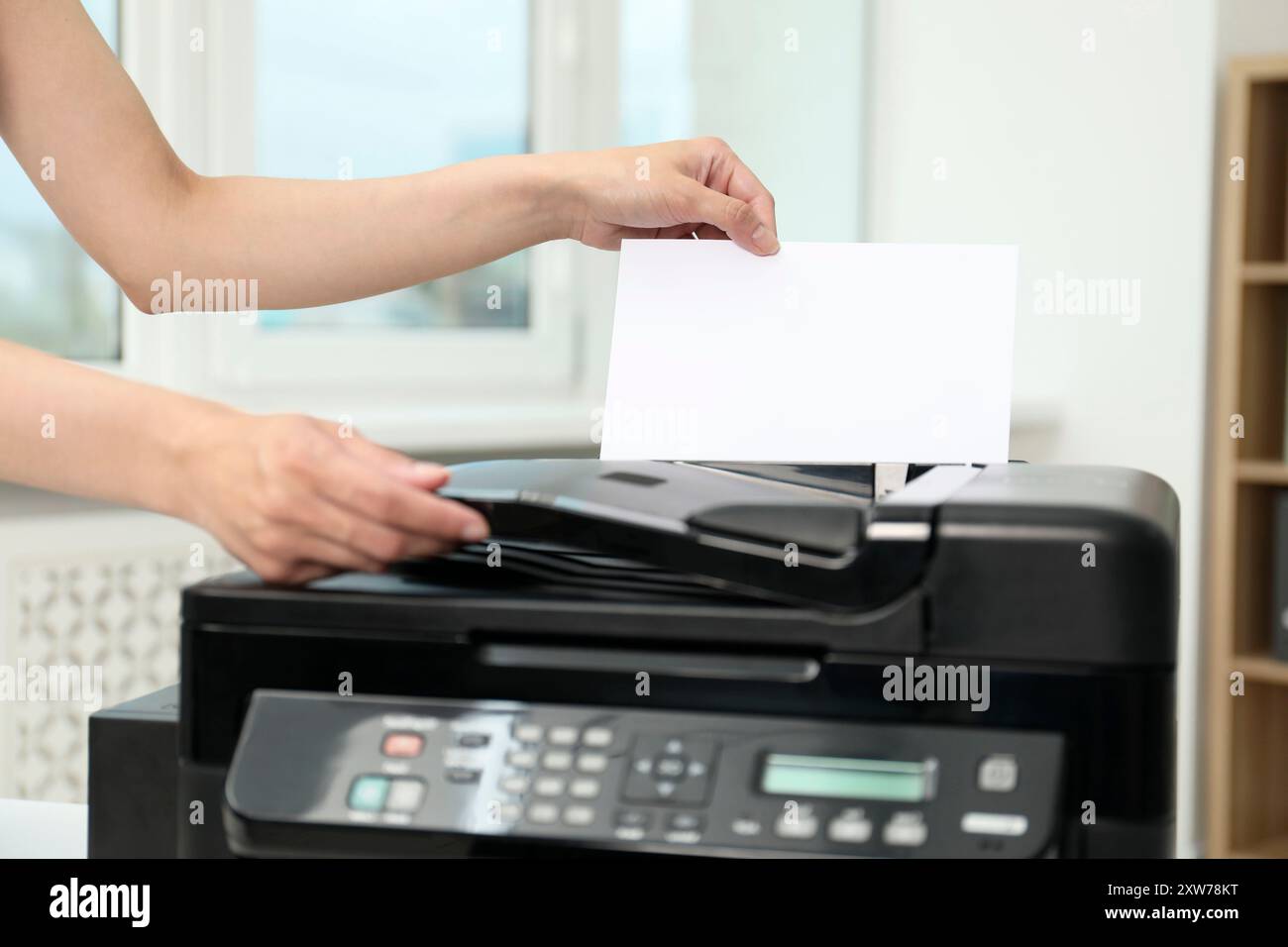 Modern computer setup and printer hi-res stock photography and images ...