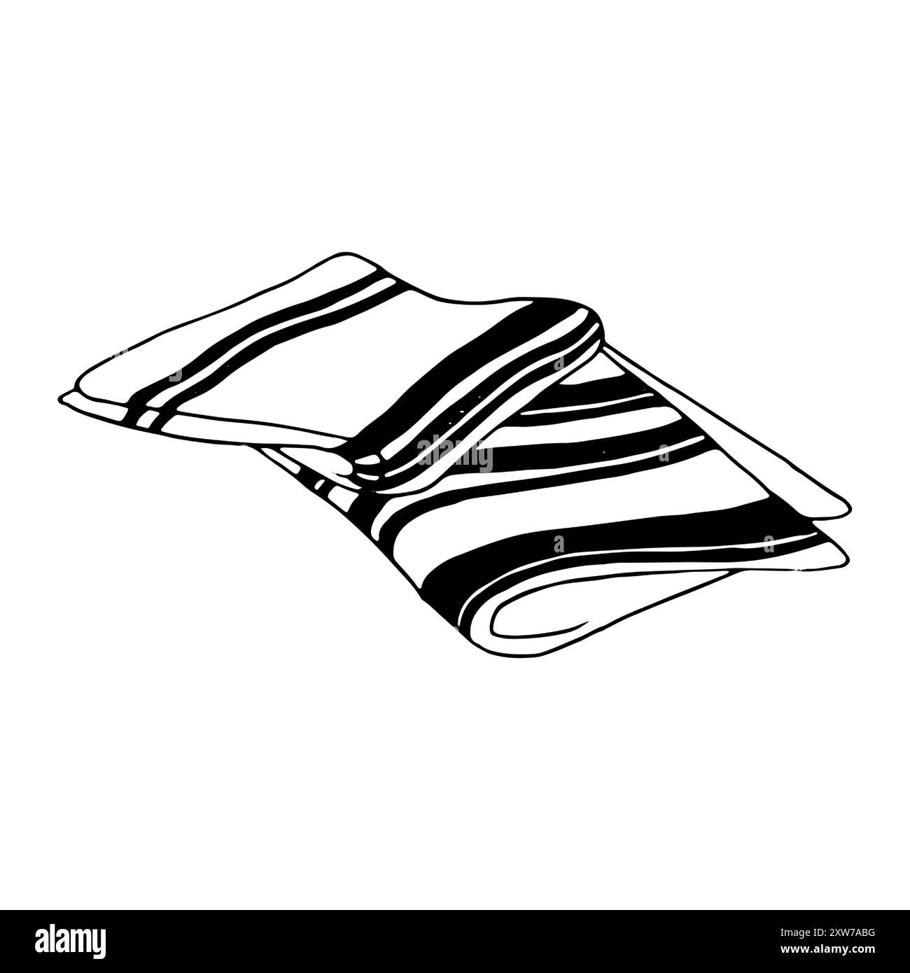 Jewish tallit black white prayer shawl Yom Kippur Stock Vector Image ...