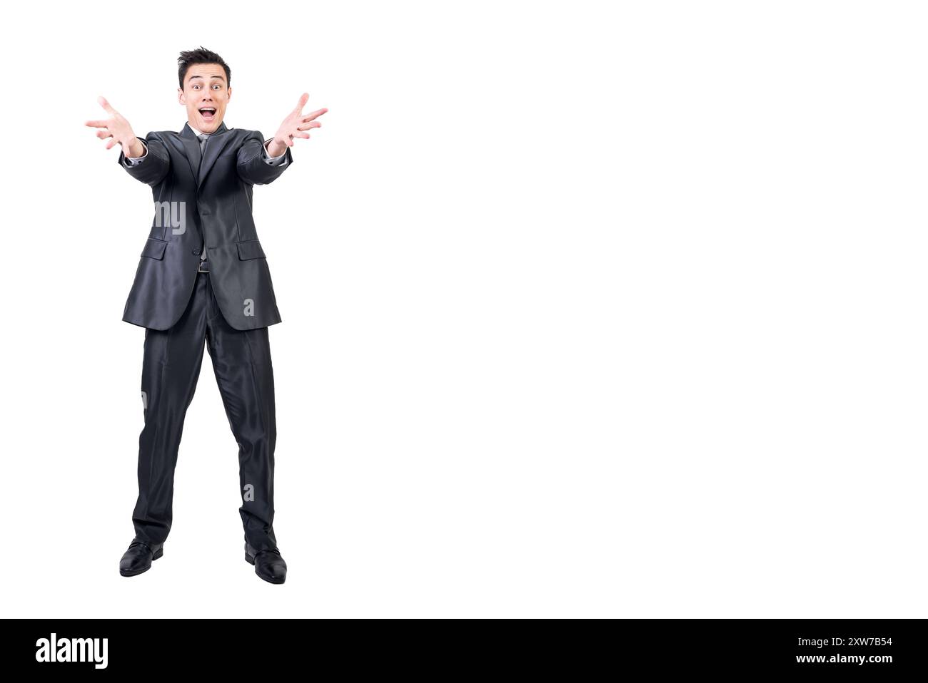 Amazed happy guy in Cut Out Stock Images & Pictures - Alamy