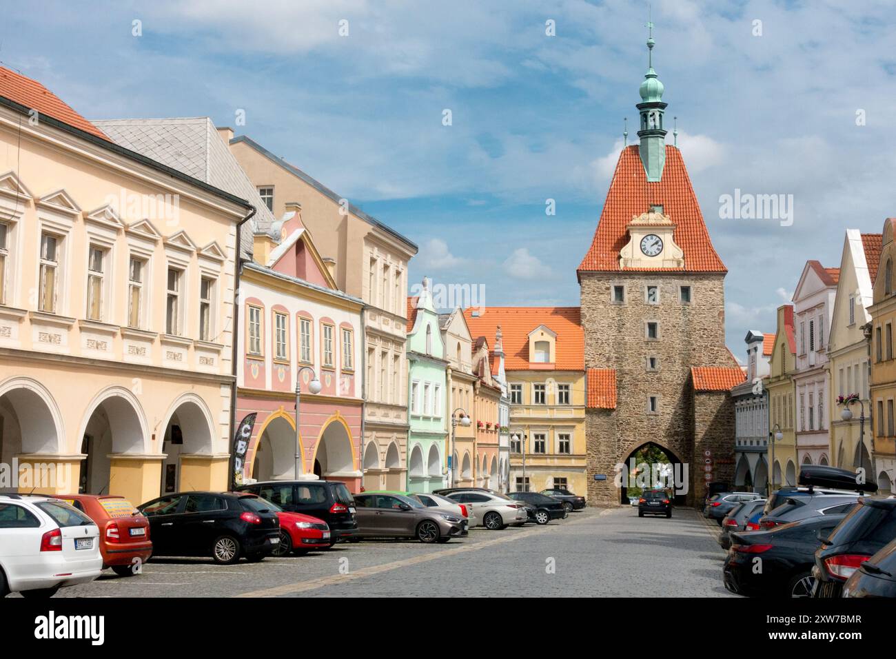 Main square namesti miru hi-res stock photography and images - Alamy