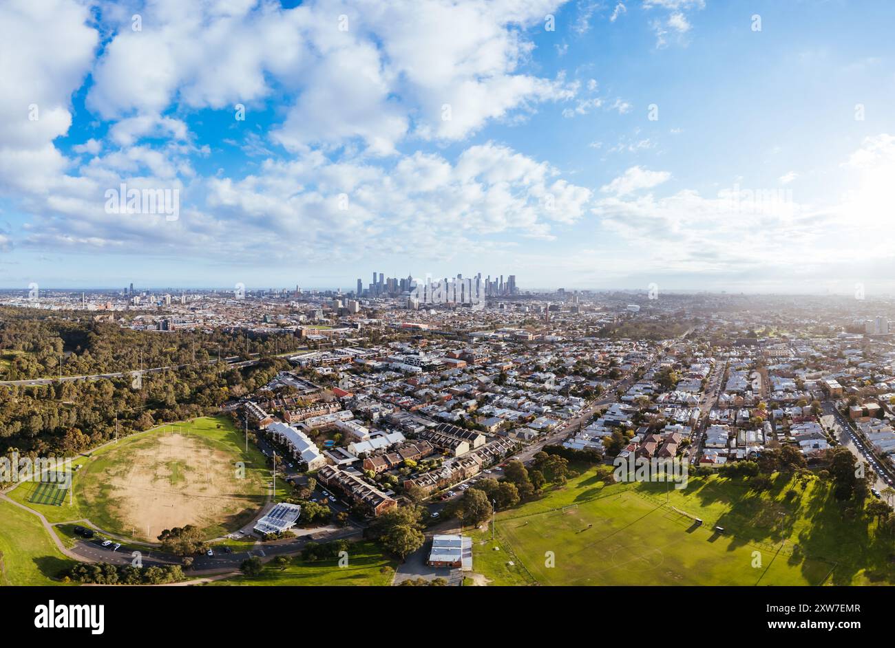 Melbourne park oval hi-res stock photography and images - Alamy