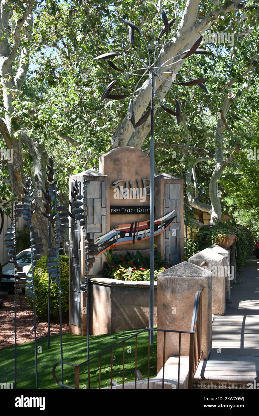 Sedona, Arizona. United States. 6/6/2024.. Tlaquepaque Arts & Shopping ...