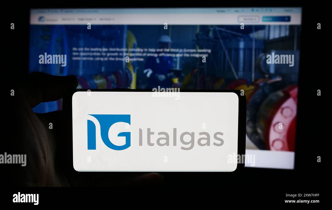 Italgas logo hi-res stock photography and images - Alamy