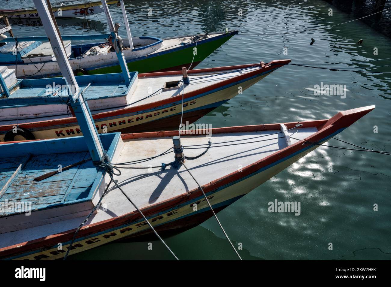 Tanjung Luar Fish market, Luar Cape, Lombok, Indonesia, Asia Stock ...