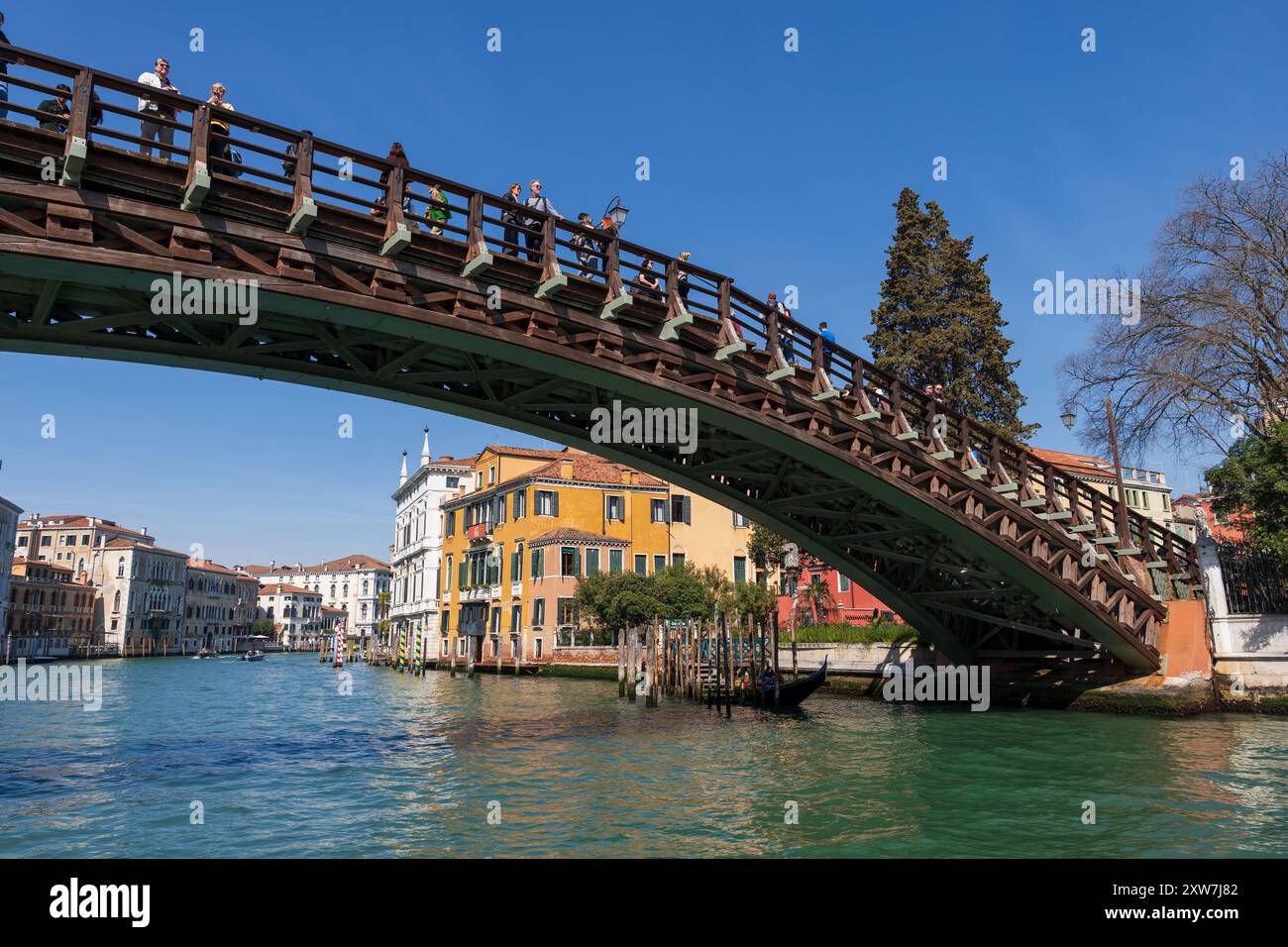 Venice, Italy - March 22, 2024 - The Accademia Bridge (Ponte dell ...
