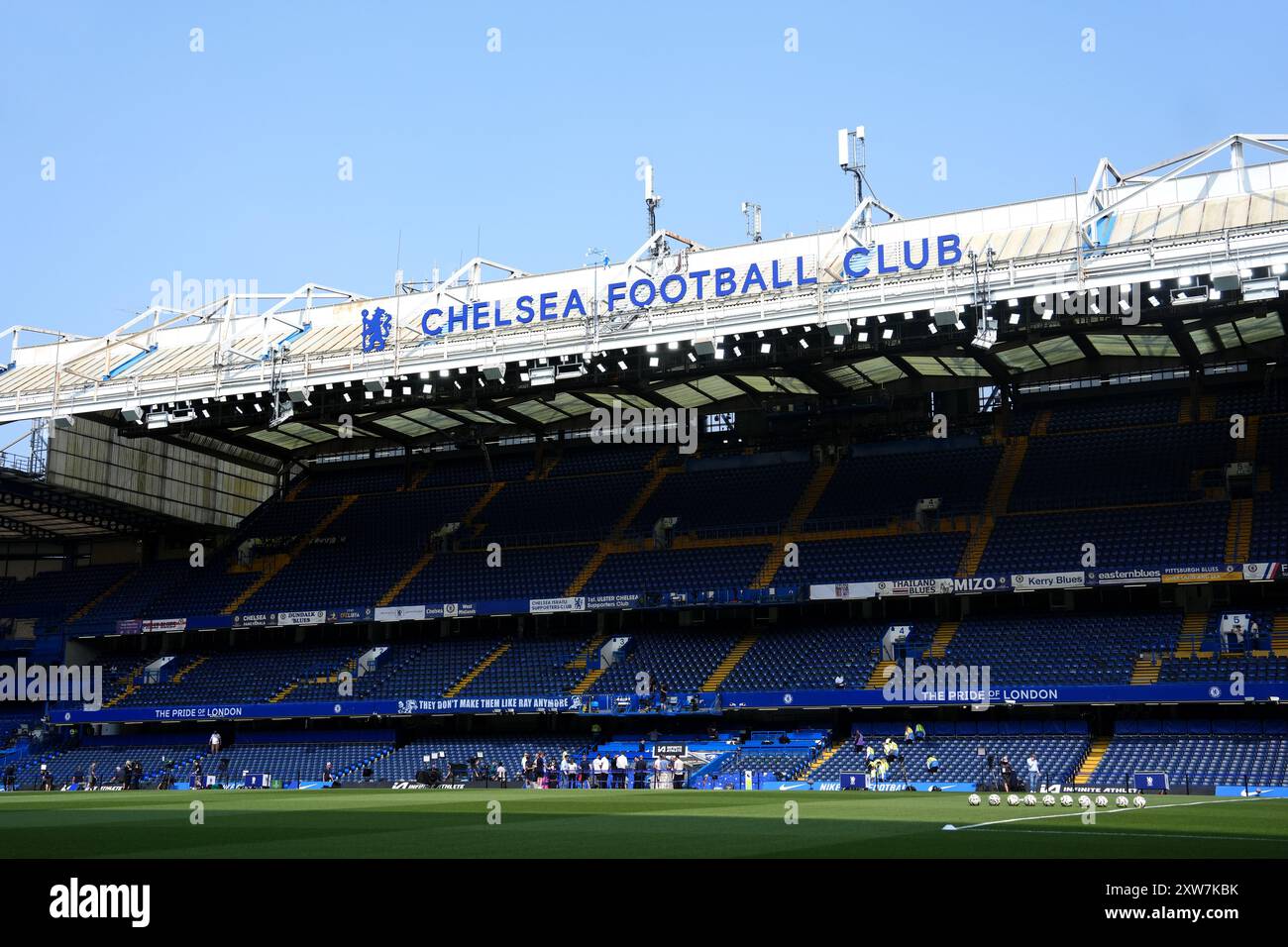 A general view from inside the stadium ahead of the Premier League ...