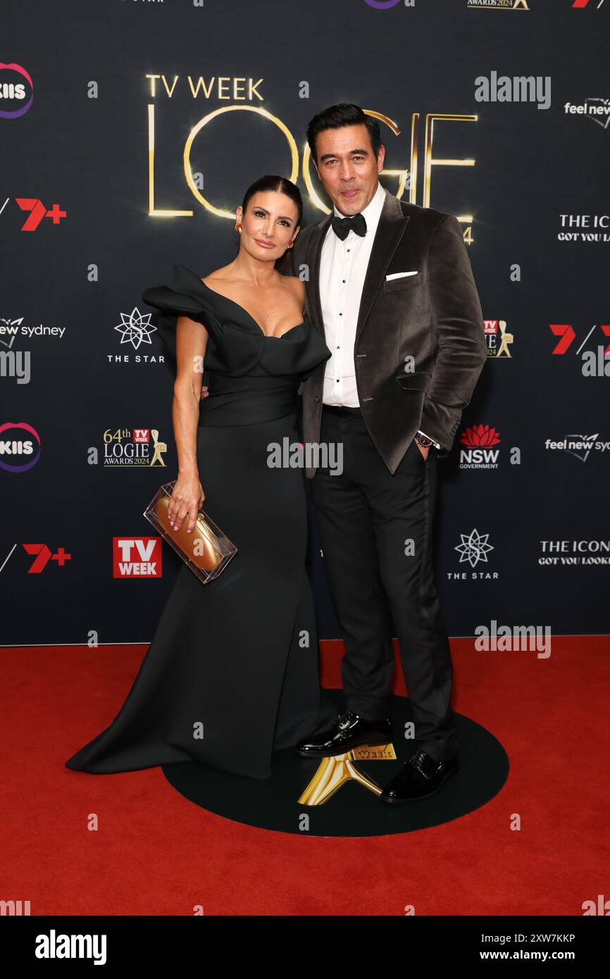 August 18, 2024: ADA NICODEMOU and JAMES STEWART attends the 64th TV ...