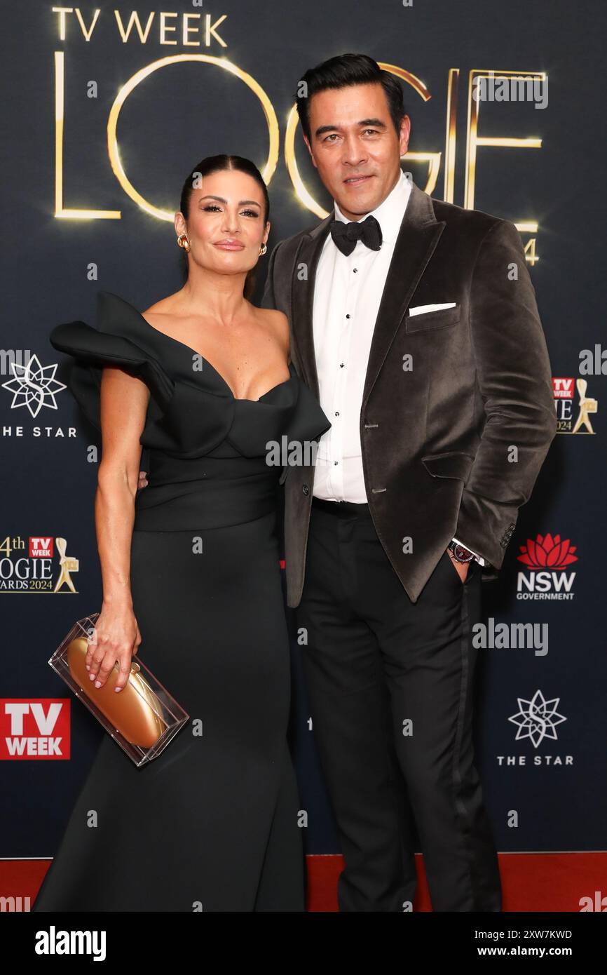 August 18, 2024: ADA NICODEMOU and JAMES STEWART attends the 64th TV ...