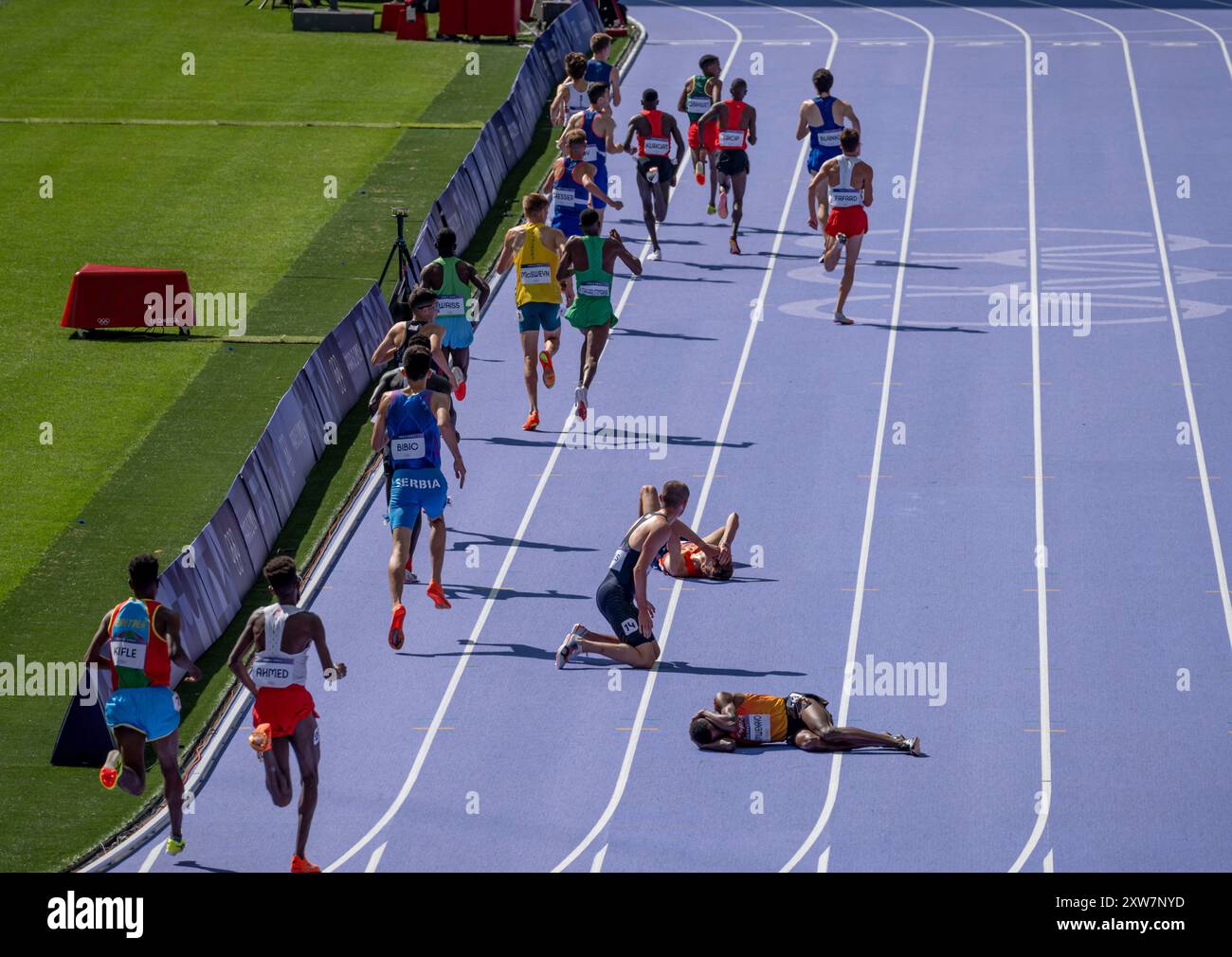 Paris, France - 08 07 2024: Olympic Games Paris 2024. View of men's ...