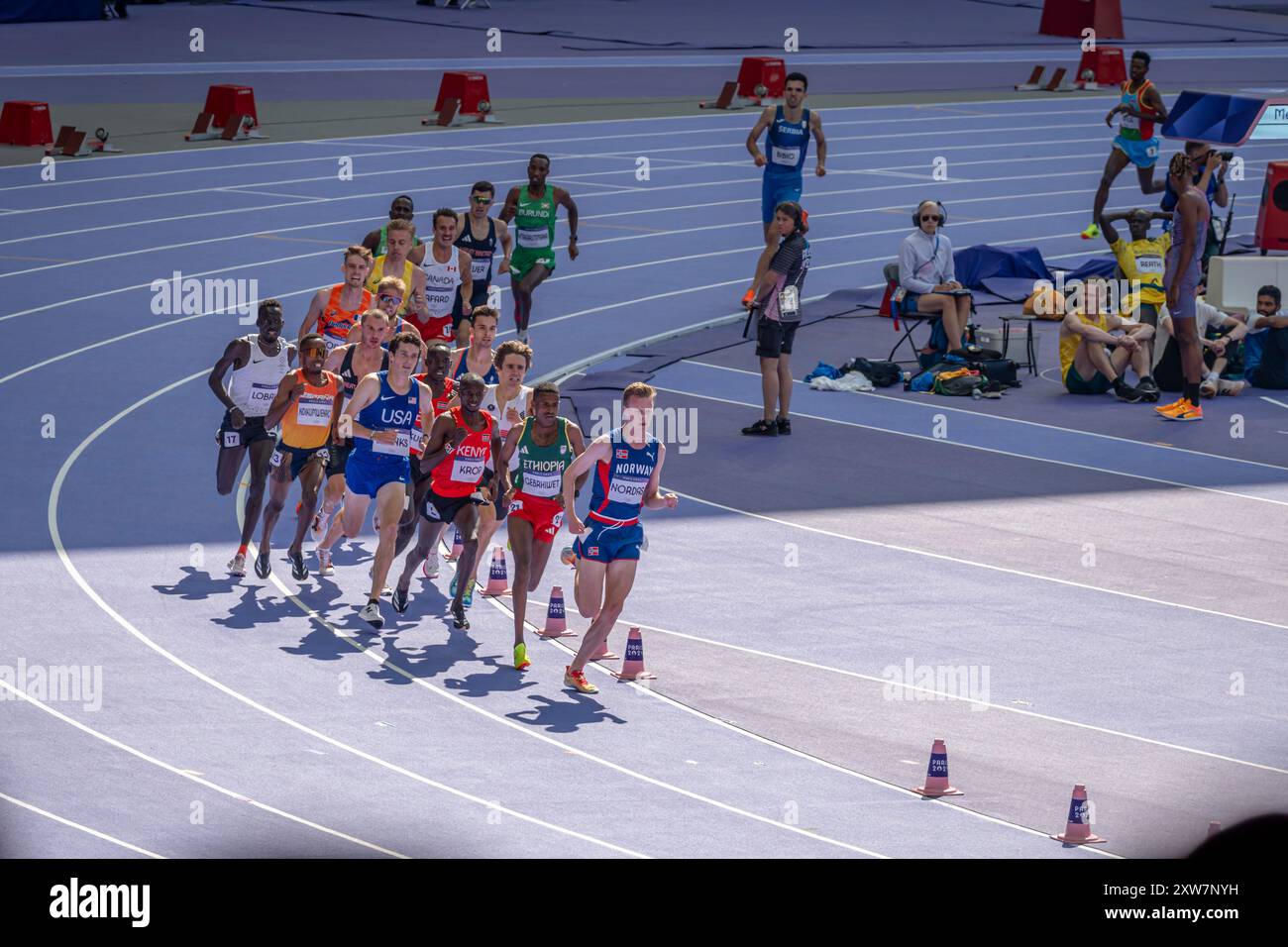 Paris, France - 08 07 2024: Olympic Games Paris 2024. View of men's ...