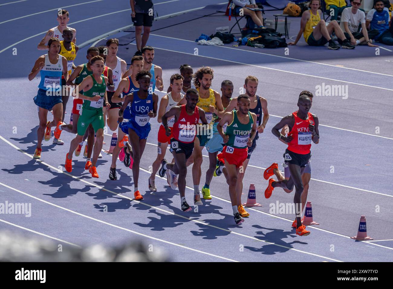 Paris, France - 08 07 2024: Olympic Games Paris 2024. View of men's ...
