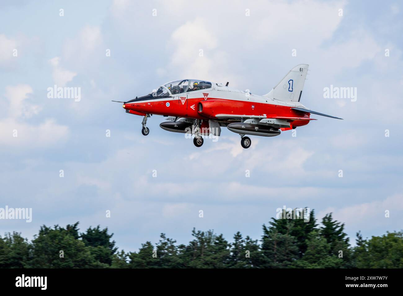 Finnish Air Force - Midnight Hawks BAE Systems Hawk Mk.51, arriving at ...