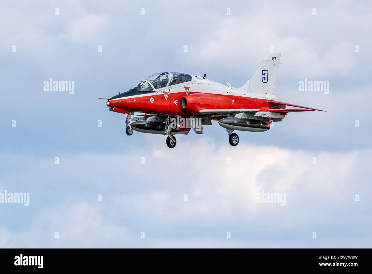 Finnish Air Force - Midnight Hawks BAE Systems Hawk Mk.51, arriving at ...