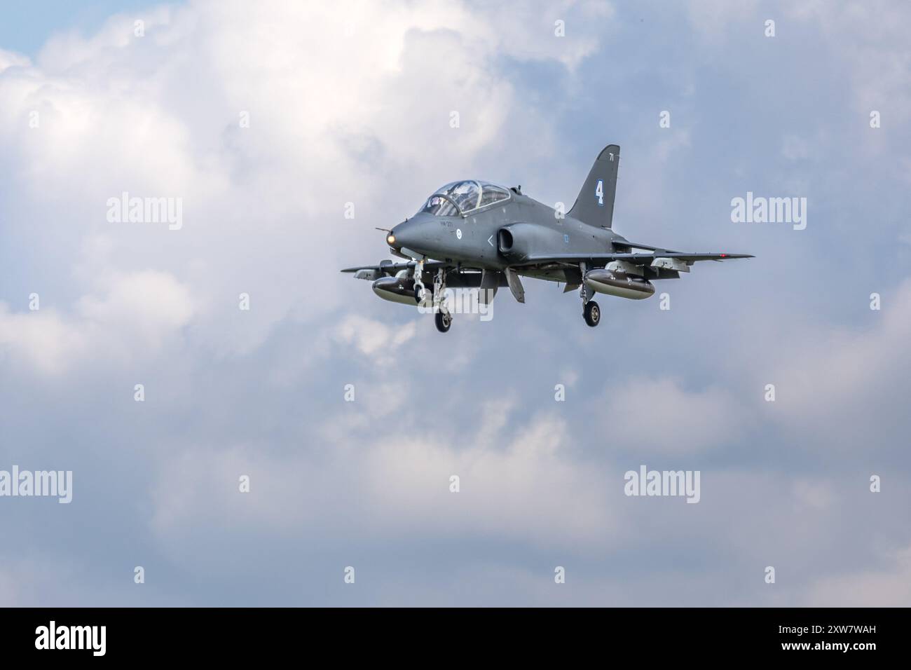 Finnish Air Force - Midnight Hawks BAE Systems Hawk Mk.51, arriving at ...