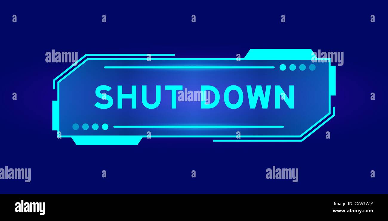Service shutdown Stock Vector Images - Alamy