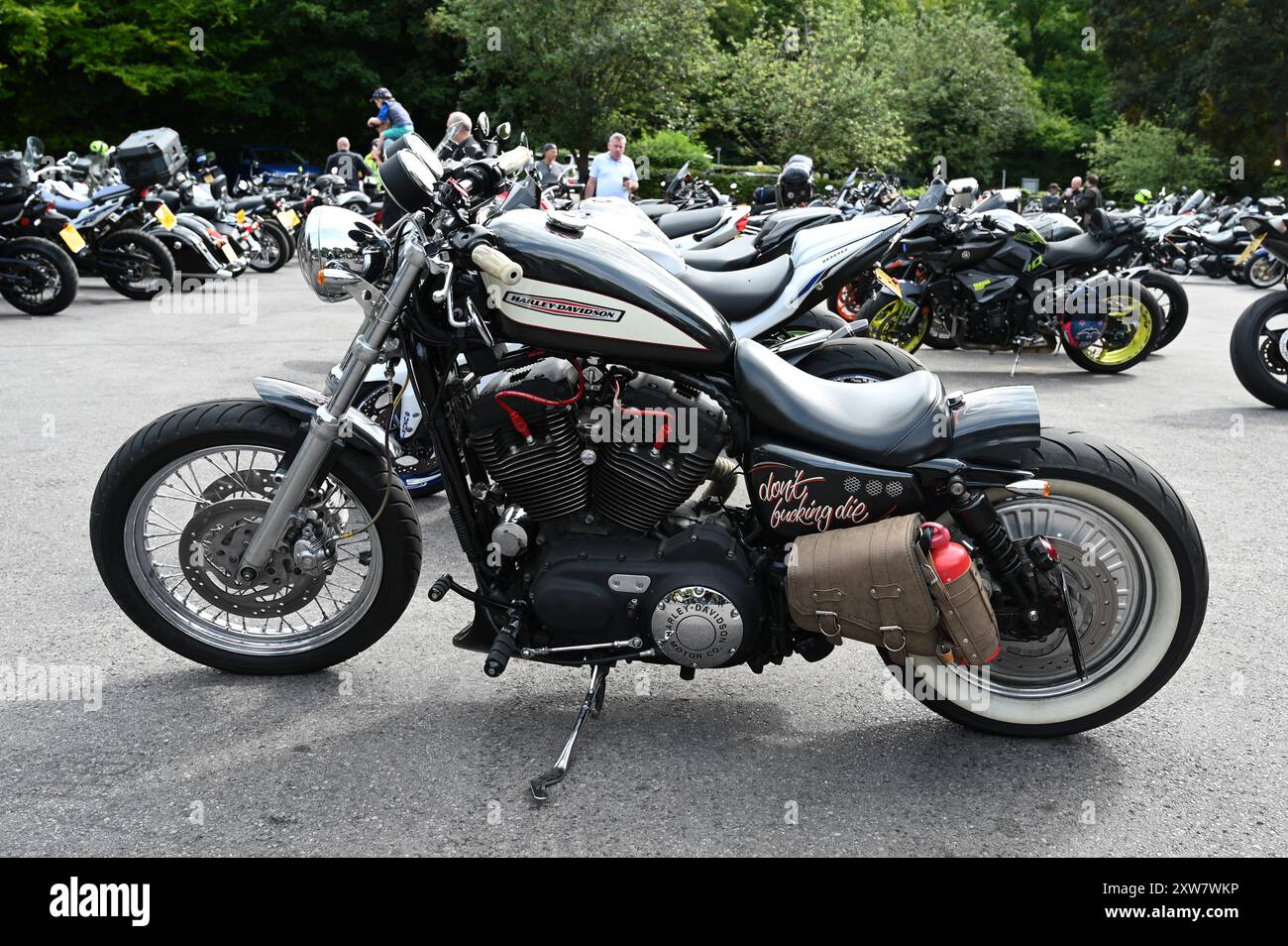 Harley Davidson 1200 Sportster Custom Stock Photo - Alamy