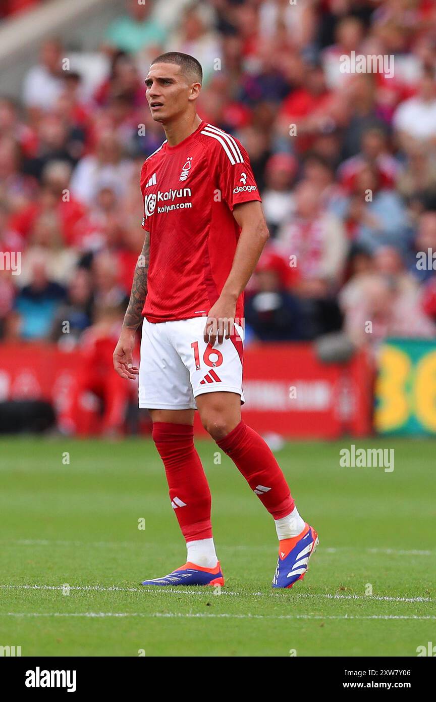 Nicolas Dominguez of Nottingham Forest during the Nottingham Forest FC ...