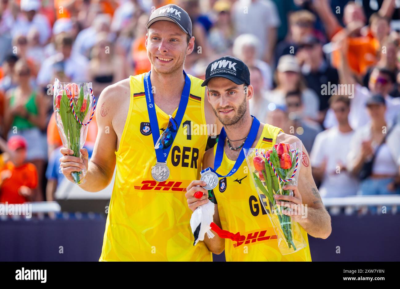 THE HAGUE - Nils Ehlers and Clemens Wickler from Germany with the ...