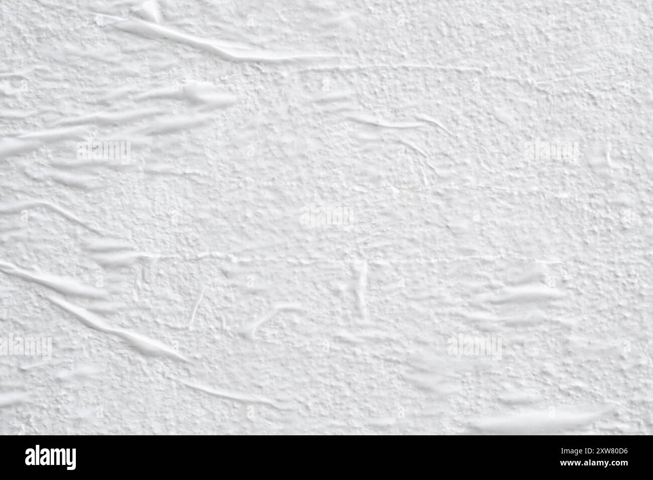 Blank white crumpled creased torn paper poster texture surface ...