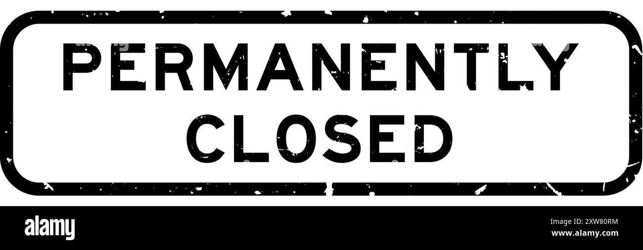 Permanently closed shop Stock Vector Images - Alamy