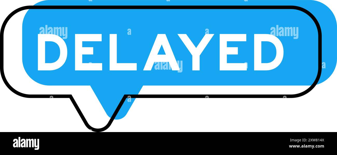 Delayed journey Stock Vector Images - Alamy