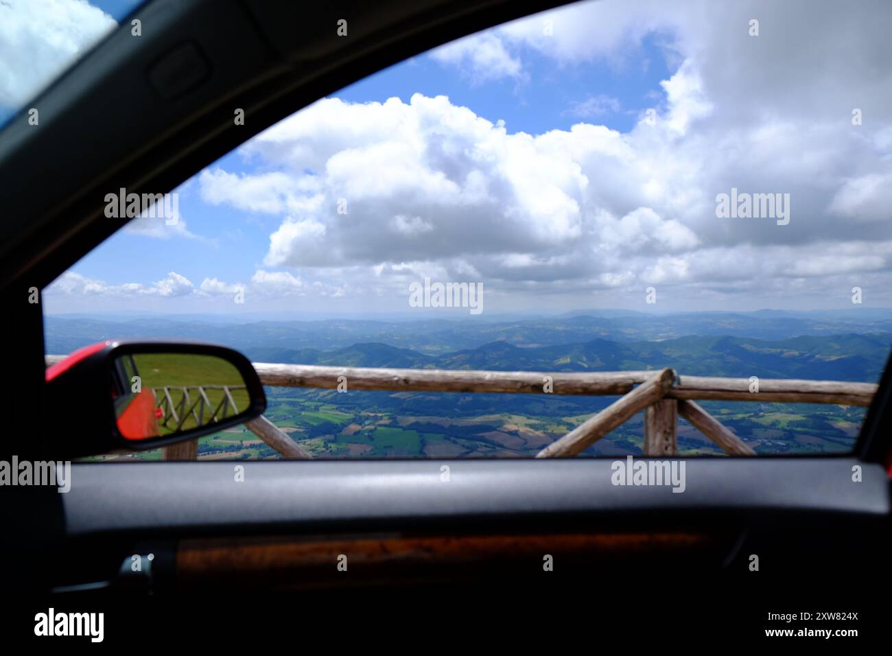 Spring view from car window hi-res stock photography and images - Alamy