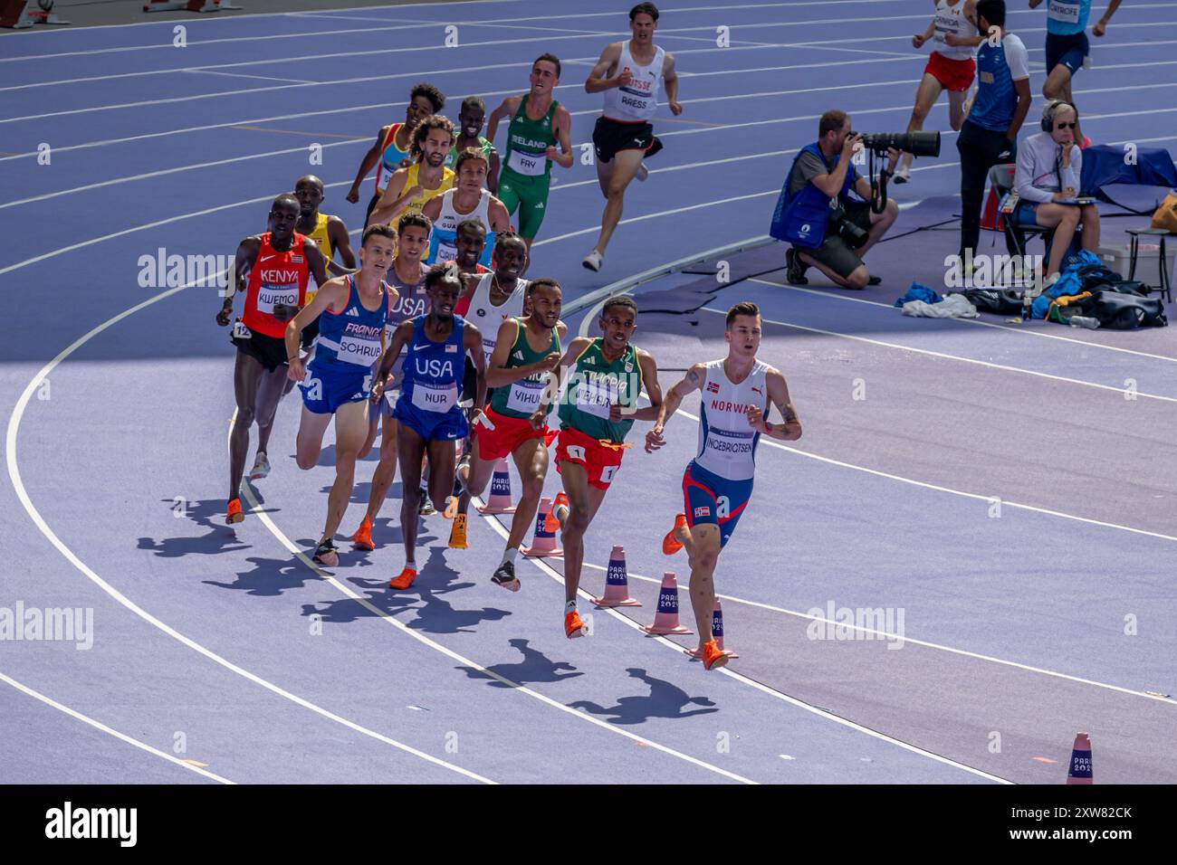 Paris, France - 08 07 2024: Olympic Games Paris 2024. View of men's ...