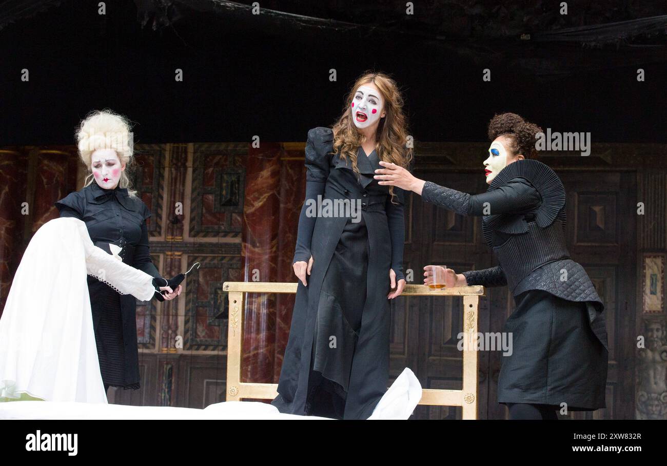 l-r: Blythe Duff (Nurse), Kirsty Bushell (Juliet), Martina Laird (Lady ...