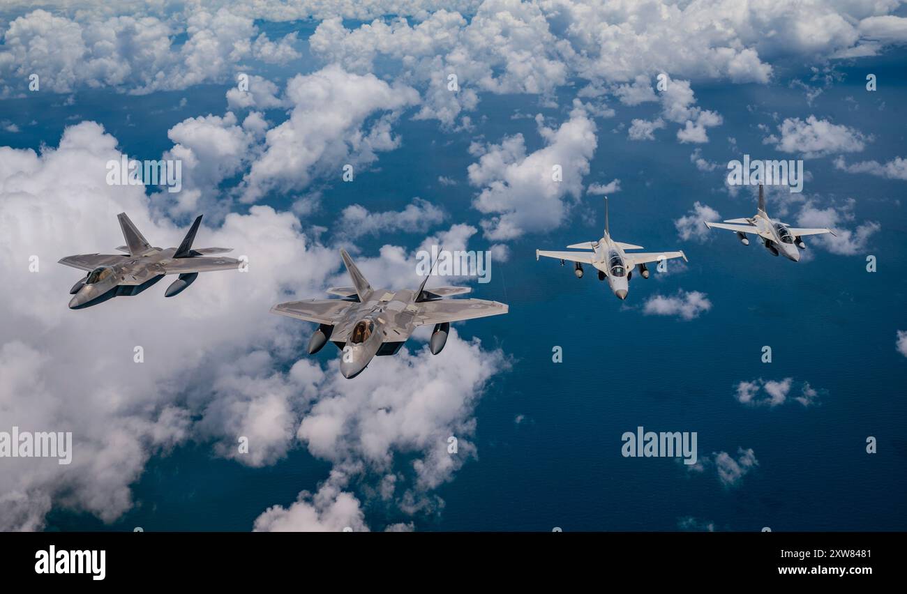 U.S. Air Force F-22 Raptors assigned Stock Photo - Alamy
