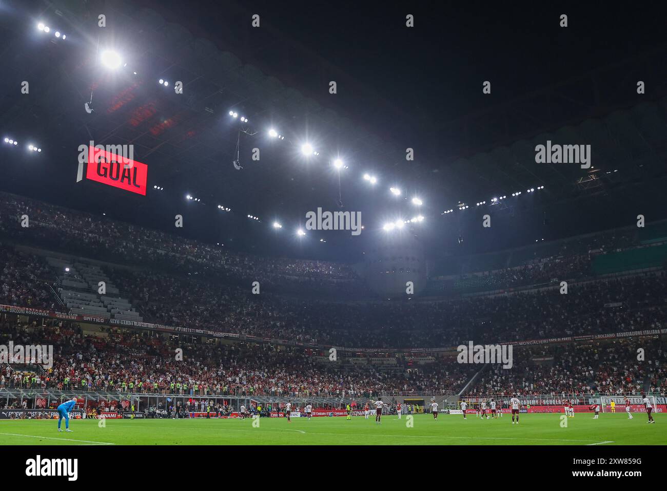 A general view inside the stadium during Serie A 2024/25 football match ...