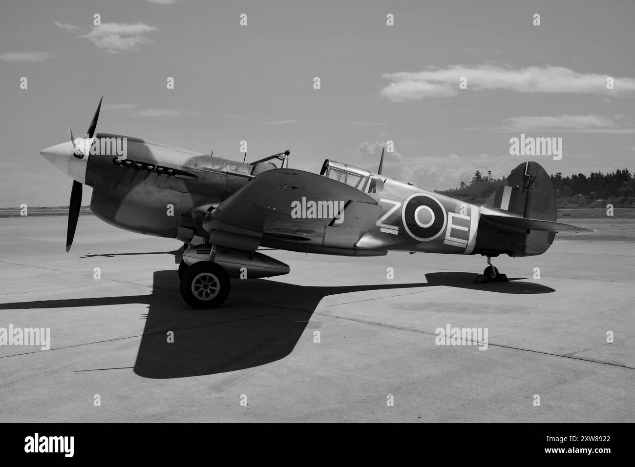Curtis P-40 Kittyhawk at Boundary Bay Canada Stock Photo - Alamy