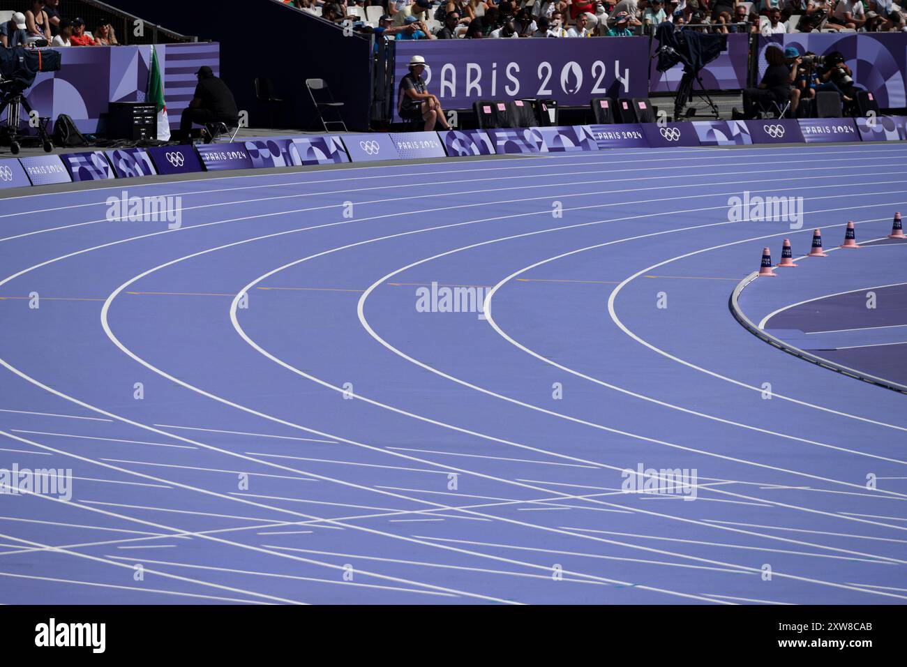 Paris, France - 08 03 2024: Olympic Games Paris 2024. View inside the ...