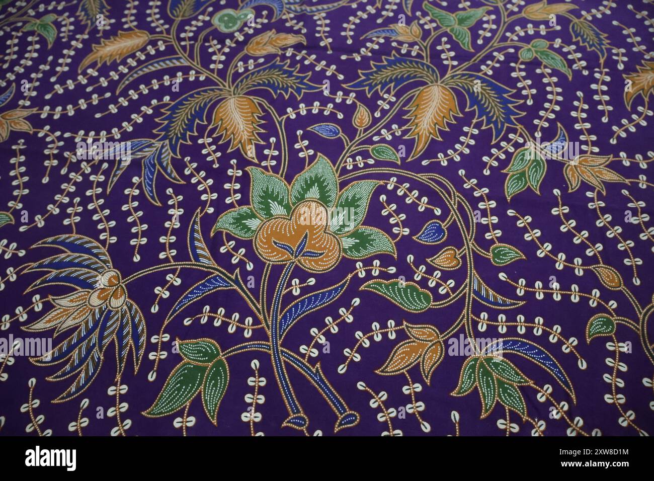batik from java indonesia have the best pattern Stock Photo - Alamy