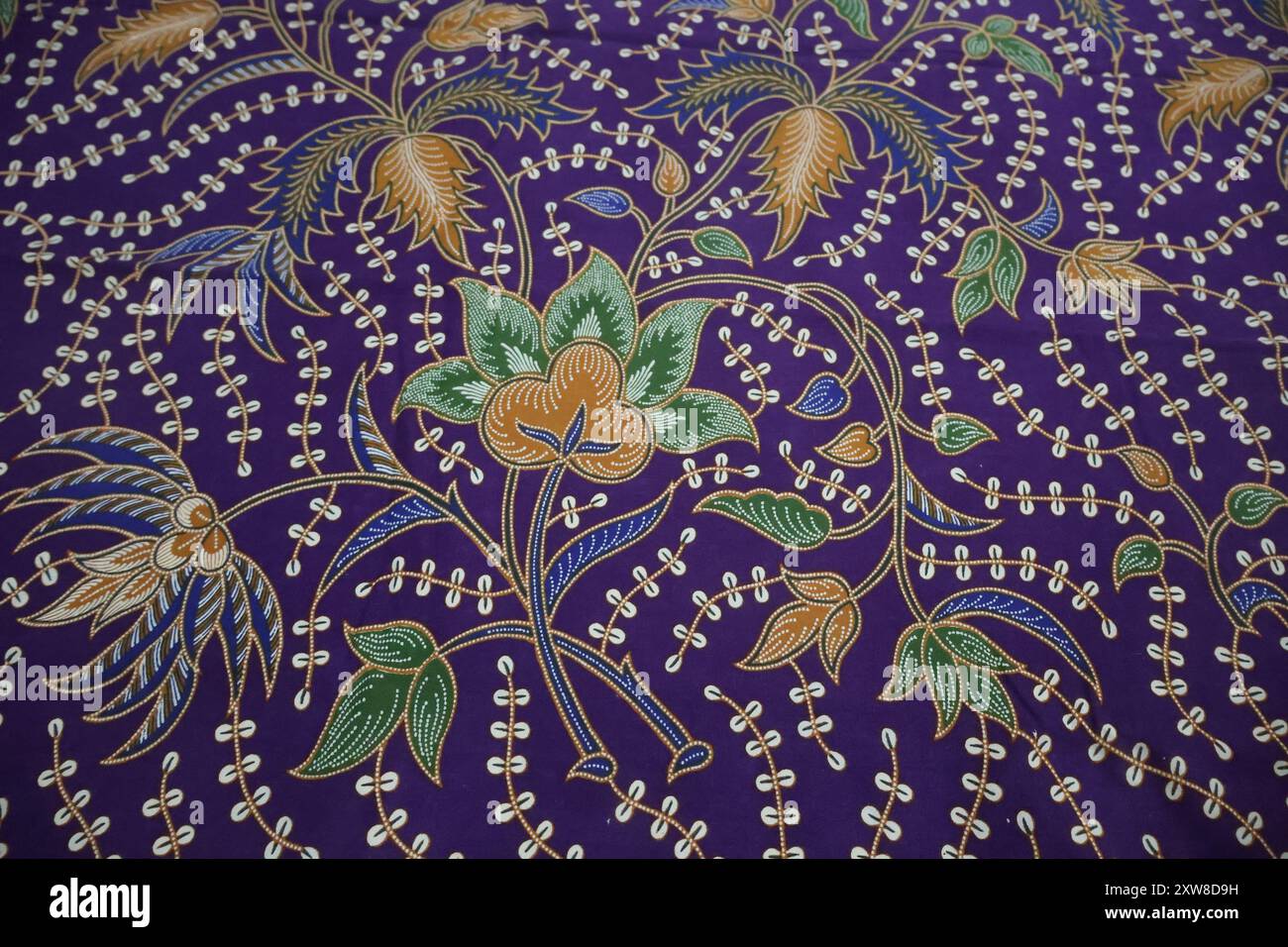 batik from java indonesia have the best pattern Stock Photo - Alamy