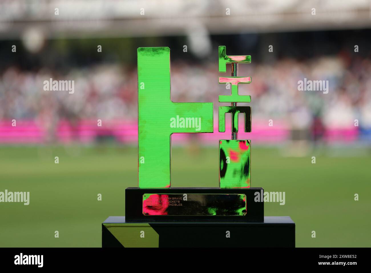 The Trophy on display ahead of The Hundred Men's Final at Lord's ...