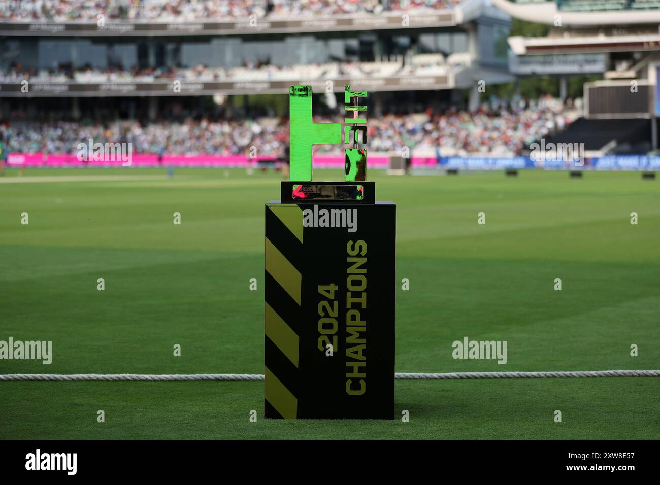 The Trophy on display ahead of The Hundred Men's Final at Lord's ...