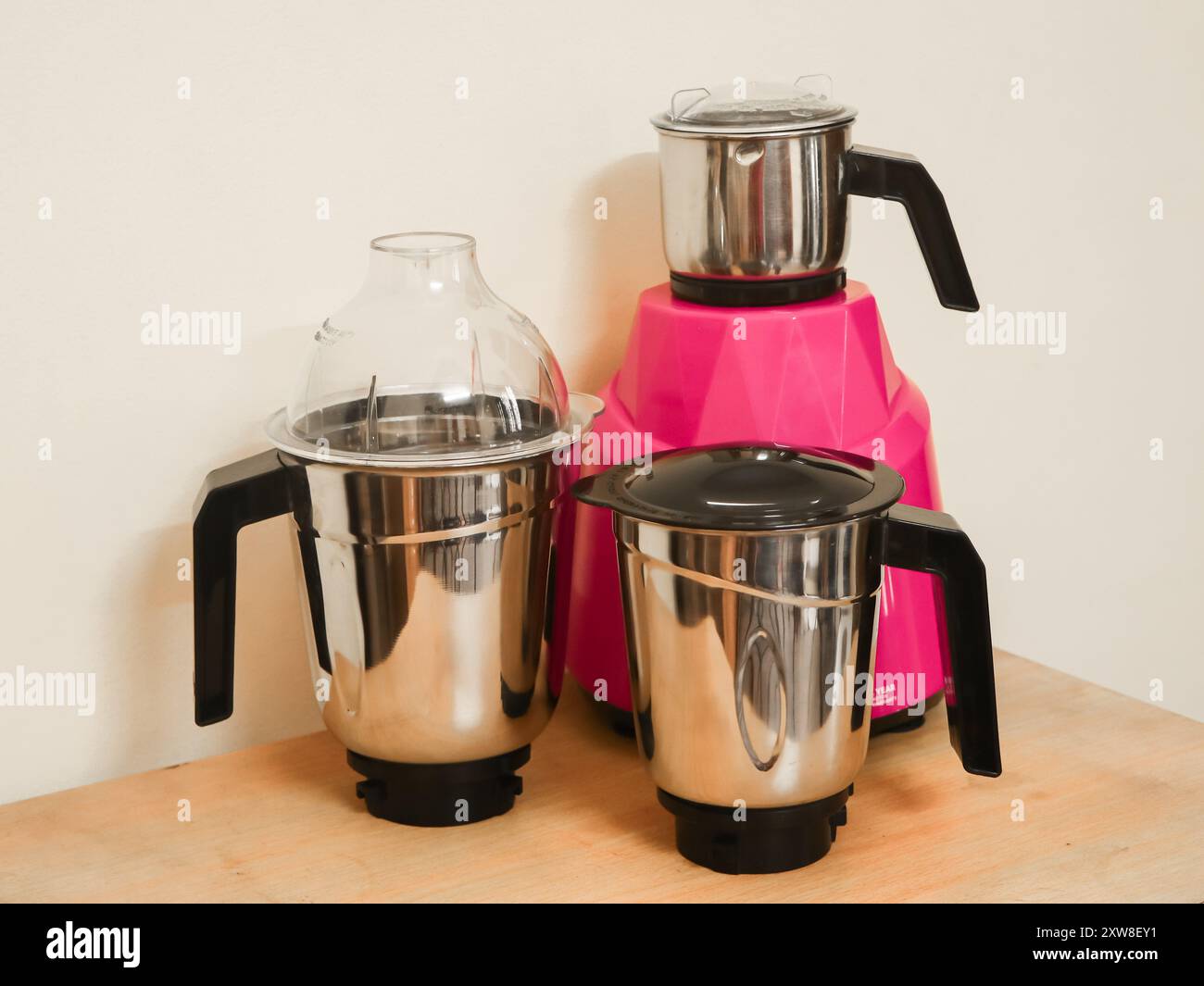electric mixer grinder on a table in a kitchen appliance electronics ...